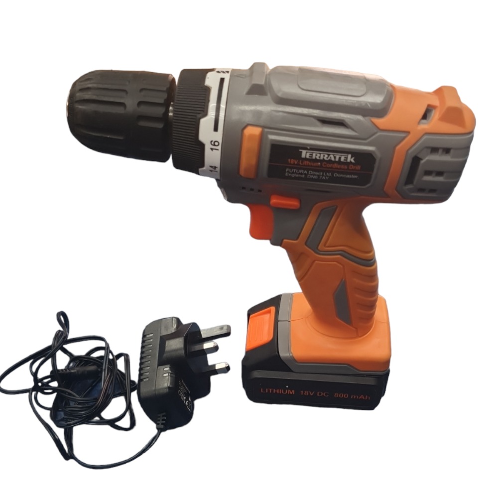 Terratek terratek 18v cordless drill - Own4Less
